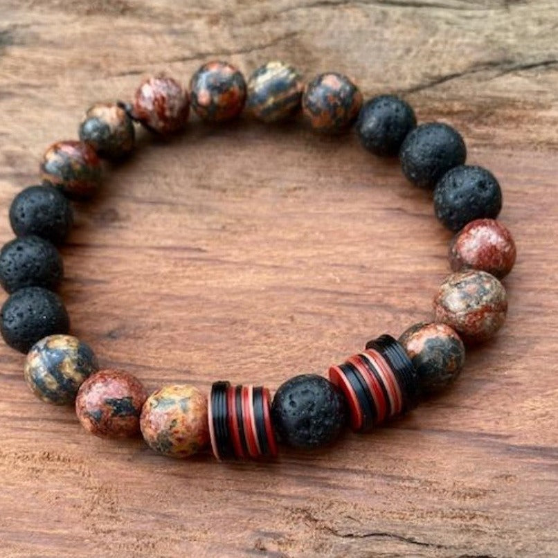 Down to Earth: Men's Stacking Bracelet - Rei of Light Jewelry
